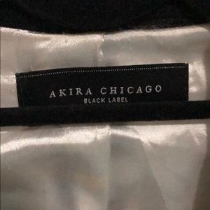 AKIRA | Jackets & Coats | Offwhite And Black Akira Black Label Blazer ...